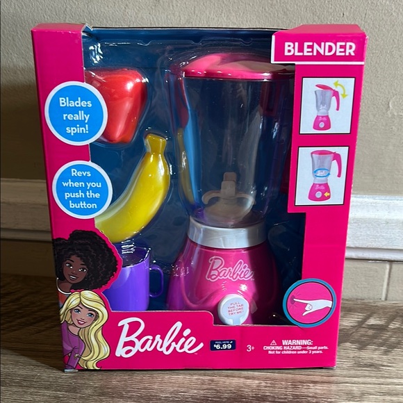Barbie | Toys | Barbie Pink And Yellow Doll Blender Set | Poshmark